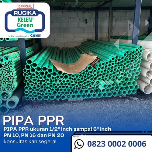 Jual Pipa Rucika PPR 1/2 inch 20 mm - Pipa Air Panas, Pipa Air Dingin ...