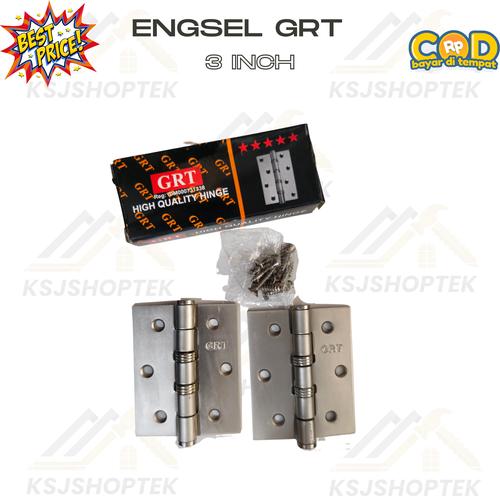 Jual Engsel Pintu Jendela Tebal GRT 3 Inch Tebal 2 mm Besi Silver Bagus ...