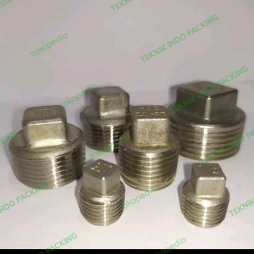 Jual PLUG STAINLESS SS304 DRAT 1 1/4" inch/DOP SS304 DRAT LUAR ...