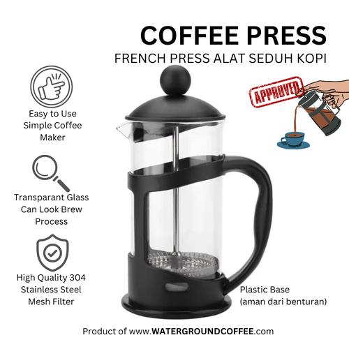 Jual Cookmaster French Press 600mL Alat Kopi Seduh Coffee Plunger Tool ...