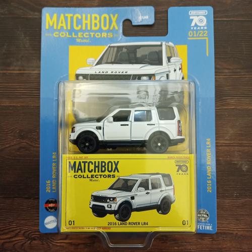 Jual MATCHBOX COLLECTOR 2016 LAND ROVER LR4 PUTIH BAN KARET MBX 70 ...