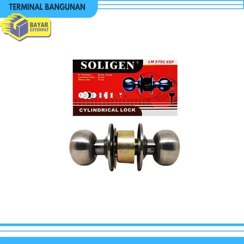 Jual Handle Pintu Gagang Bulat Kunci Kamar Mandi EXITO Stainless ...
