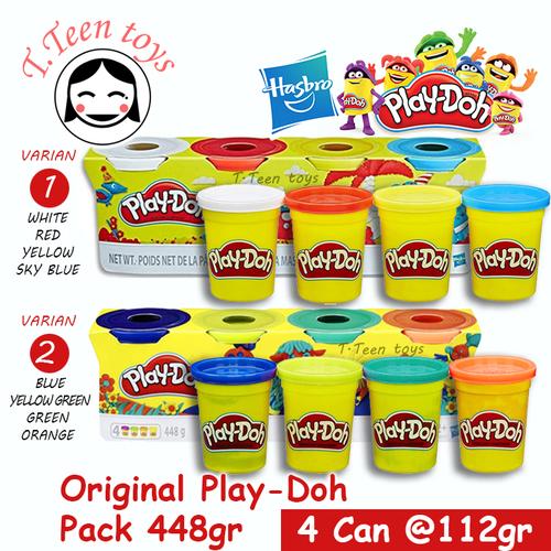 Jual playdoh classic color 4 pack 448g playdough doh dough - 1 WE-RD-YW ...