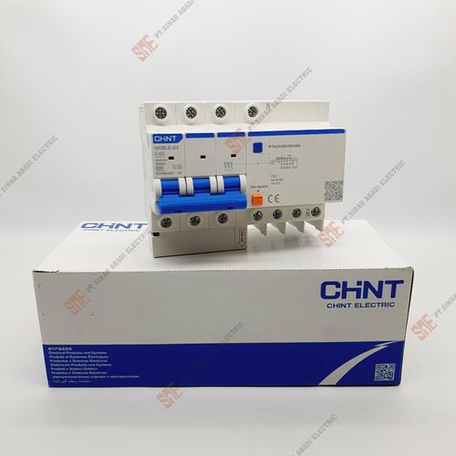 Jual RCBO / ELCB CHINT 40A 3P + N / 4 Pole NXBLE-63 - Kota Bandung - PT Sinar Abadi Electric ...