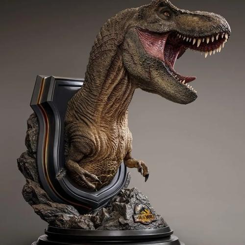 Jual Queen Studios Jurassic World T-Rex 1/3 Bust Statue - Kab. Jember ...
