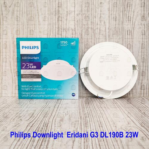 Promo Lampu Philips Downlight Eridani DL190B Gen3 LED18 D200 23W - Semi ...