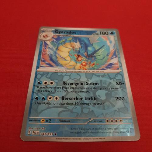 Jual Kartu pokemon gyarados reverse holo rare paldea evolved - Jakarta ...
