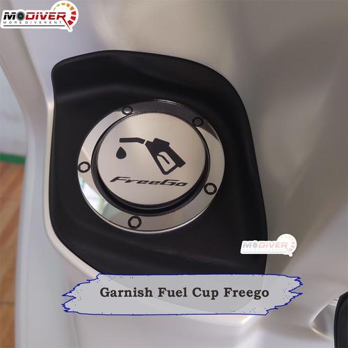 Jual FREEGO - Garnish Fuel Cup Aksesoris Emblem Tutup Bensin - Gold ...