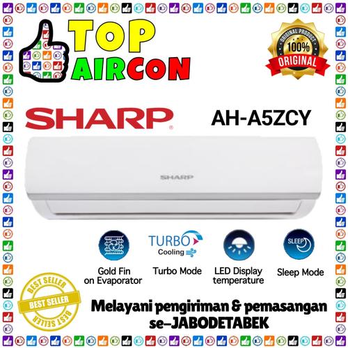 Jual AC SHARP AH-A5ZCYN 0.5 PK AH-A 5 ZCYN LOW WATT 1/2 PK HARGA UNIT ...