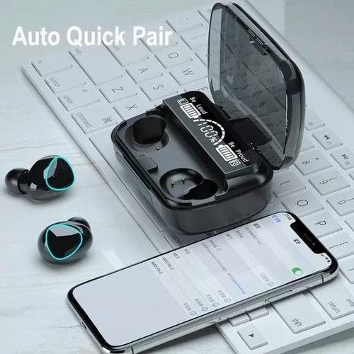 Jual COD Hetset Earphone bluetooth TWS M10 LED - i12, earpods - Kab ...
