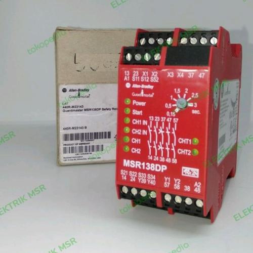 Jual Allen Bradley Guard Master Safety Relay Msr138Dp 24Vac/Dc ...