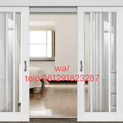 Jual pintu kaca aluminium inkalum 3 inchi model sliding) geser ...