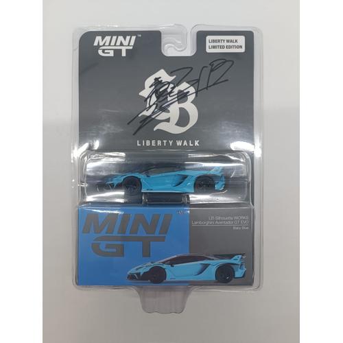 Jual Mini GT LBWK Lamborghini Aventador GT EVO Blue Signature Wataru ...