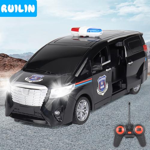 Jual RuiLin Mainan Mobil Polisi Remote Control Toyota Alphard Dual ...