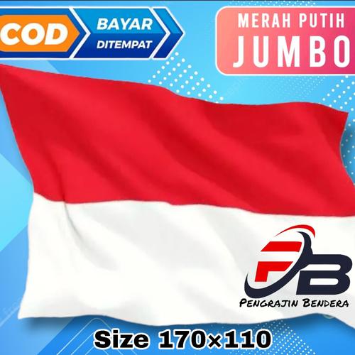 Jual BENDERA MERAH PUTIH UKURAN 2M X 3M SUPER JUMBO - super Jumbo - Kab ...