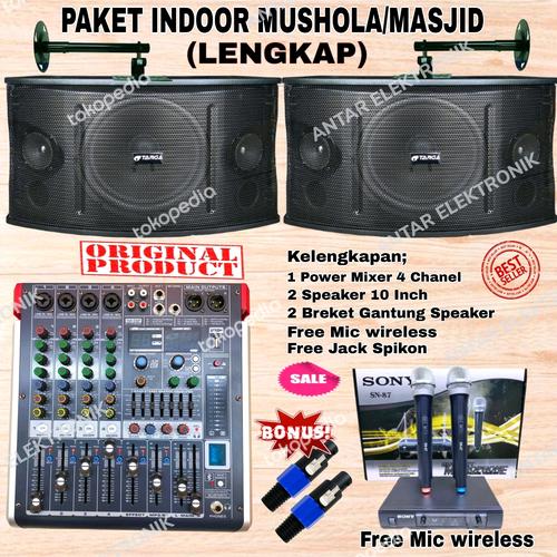 Jual Paket Sound System Indoor Masjid/mushola speaker 10 inch - Jakarta ...