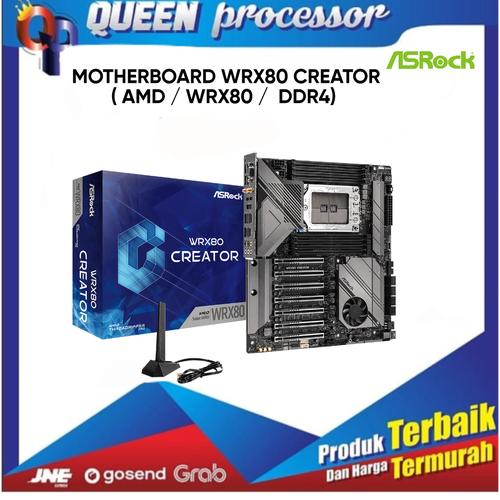 Jual MOTHERBOARD ASROCK WRX80 CREATOR ( AMD / WRX80 / DDR4) - Jakarta ...