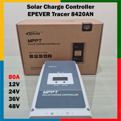 Jual Epever tracer 8420AN solar charge controller 80A real mmpt ...