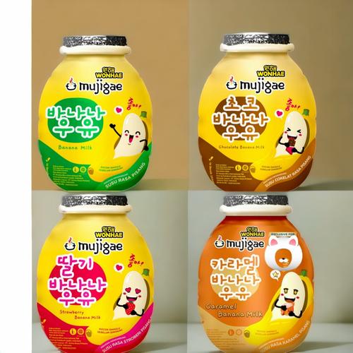 Jual Mujigae Strawberry Banana Milk Botol 250 ml - Kab. Magelang ...
