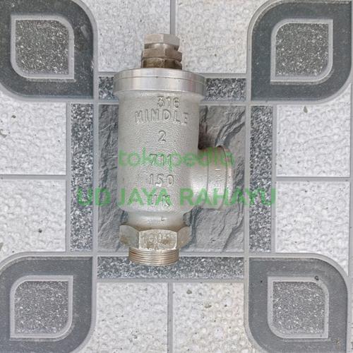 Jual Safety valve 2 inch SS 316 Drat Safety valve 2 inch Drat 80 PSI ...