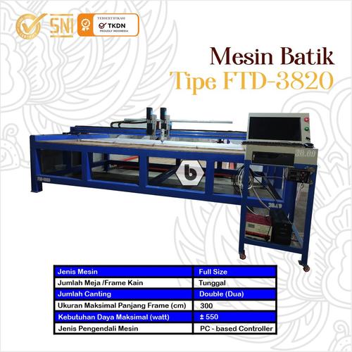 Jual Mesin Batik Teknologi Tipe FTD-3820 - Kab. Bantul - Alat Batik ...