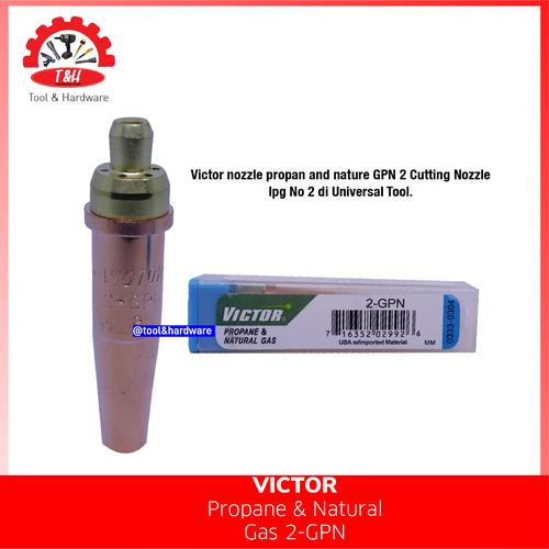 Jual Cutting Tip Nozzle LPG Victor No. 2-GPN / Cutting Tip / Welding ...