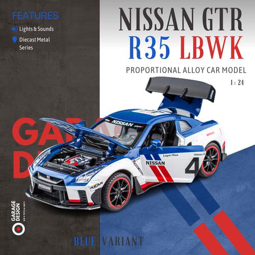 Promo Diecast Miniatur Mobil Nissan GTR R35 LBWK 1:24 Liberty Walk 1/24 ...
