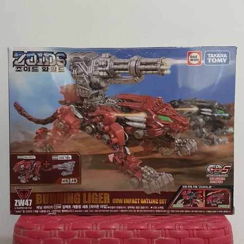 Jual Zoids Wild Burning Liger with Impact Gatling Set ZW47 Takara Tomy ...