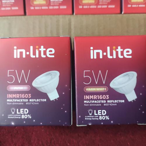 Jual Lampu Sorot INLITE MR16 Tusuk 5 Watt In-Lite LED 5w MR 16 - 3W ...