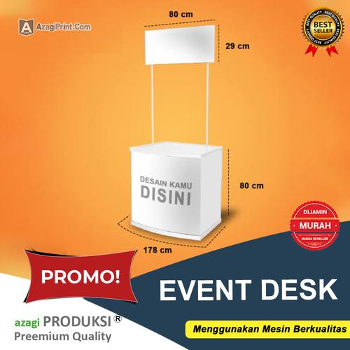 Jual Meja Pameran Event desk booth portable / Media promosi - Event ...