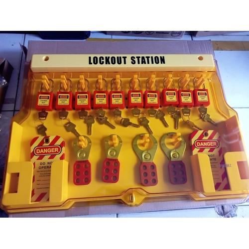 Jual LOTO SET Lockout Station 10 Padlock Include Isi - Kab. Bogor ...