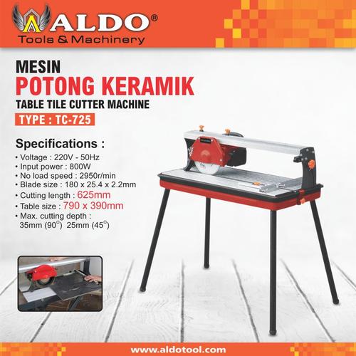 Jual MESIN TABLE TILE CUTTER WITH STAND TC-725 / MESIN POTONG KERAMIK ...