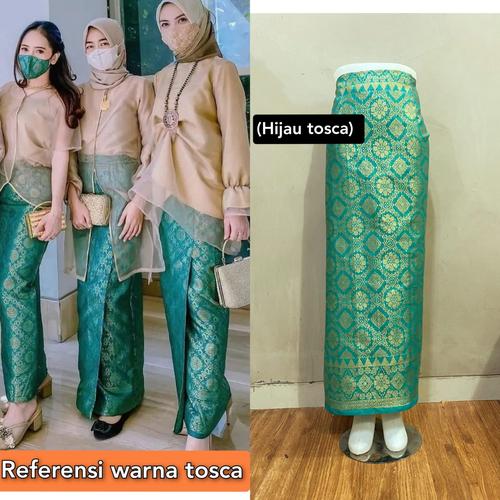 Jual Rok Songket Modern/Rok Songket Bawahan kebaya/Rok Lilit songket ...