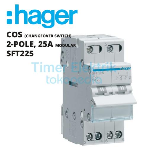 Jual COS Hager MCB CHANGE OVER SWITCH 2P 25A SFT225 - Jakarta Pusat ...