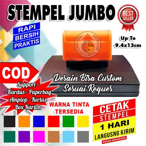 Jual Stempel Besar Ukuran Jumbo untuk Kardus Kertas Paperbag Amplop ...