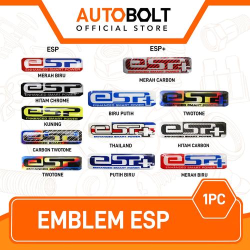 Jual Stiker Timbul eSP Esp+ Emblem Sticker 3D Thailand Merah Biru ...