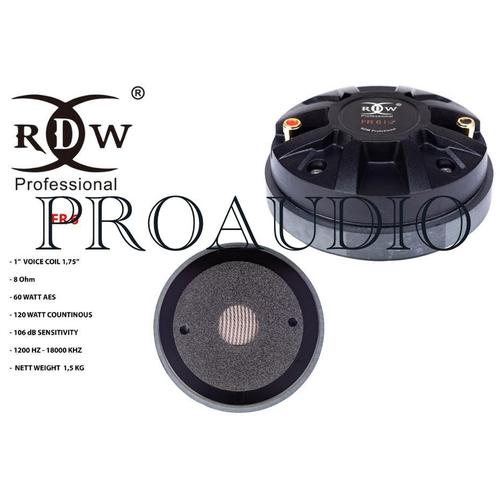Jual Driver Tweeter RDW FR6 Voice Coil 1.75 Inch FR 6 120 Watt Original ...