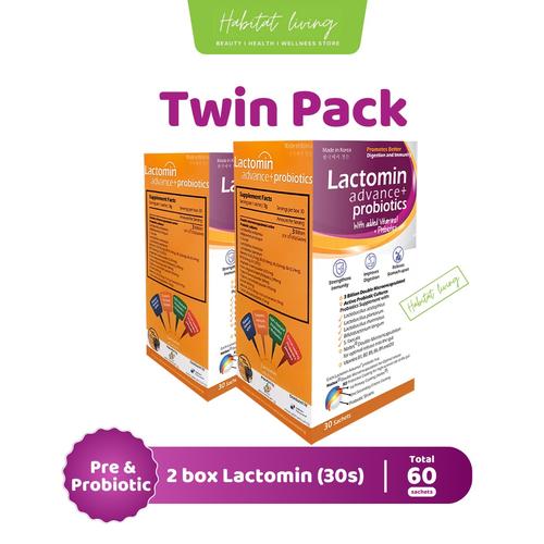 Promo LACTOMIN Advance+ Probiotics | TWIN PACK | 60 Sachets - Jakarta ...