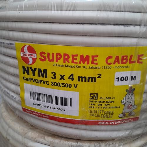 Jual kabel NYM 3x4 Supreme kabel supreme 3x4 - Jakarta Pusat ...