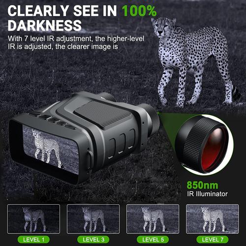 Jual Teropong Binocular Night Vision Recorder 2.5K 10x Zoom Mic QHD ...