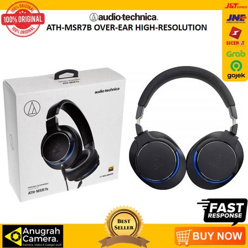 Jual Audio Technica ATH MSR7B MSR7 B Over-Ear High-Resolution Headphone ...