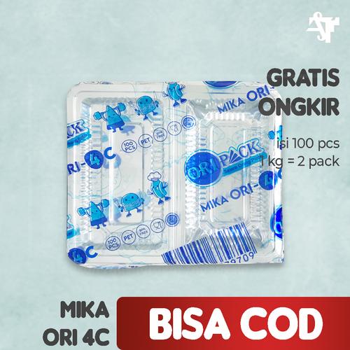 Promo Box Mika Kue 4C Plastik Makanan Risoles Putu Jajanan Pasar 100pcs ...
