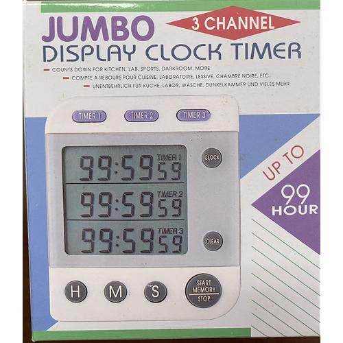 Jual Jumbo Display Clock timer 3 Channel Kualitas Jerman - Kota Bandung ...