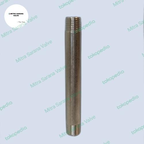 Jual PIPA NEPEL / PIPA NIPPLE STAINLESS STEEL 304 3/8 INCH 10 CM ...