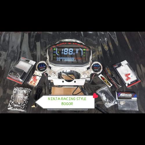 Jual SPEEDOMETER DIGITAL DUCATI PNP NINJA R NINJA SS - fullset silver ...