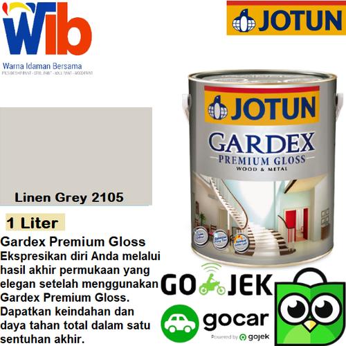 Jual Jotun Gardex Premium Gloss / Besi & Kayu / 1L - Linen Grey 2105 ...