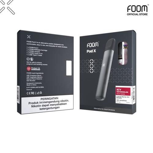 Jual Foom X Pod Bundling liquid foom 15ML By Foom Lab - Icy Menthol ...