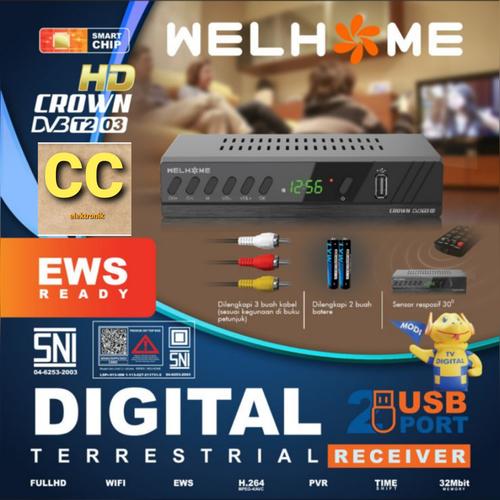 Jual Set Top Box Welhome Set Top Box DVB T2 01 DVBT2-01 - Kota Surabaya - cc elektronik | Tokopedia