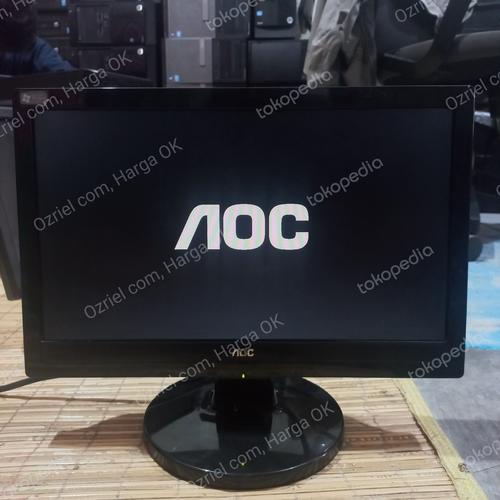 Jual Monitor LCD 16 inci AOC Widescreen Kondisi normal - Kab. Bekasi - Ozriel Jaya mandiri ...