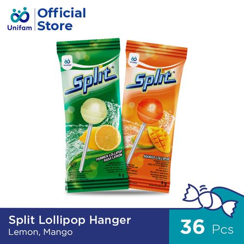 Jual Split Lollipop Hanger 36pcs - Permen Lolipop Rasa Soda Lemon ...